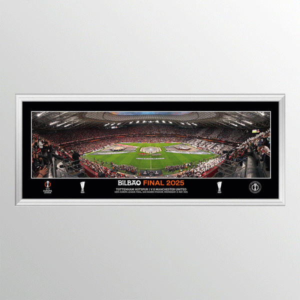 2025 UEFA Europa League Final Bilbao Line up 30" Panoramic Visual ...