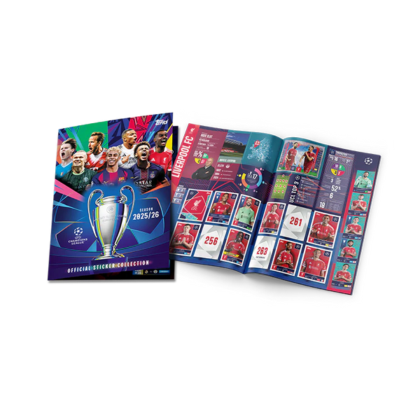 UEFA Champions League Stickers 25/26 - Hardcover Album - UEFA Club ...