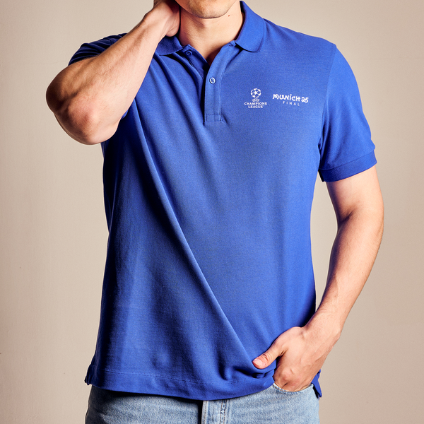 Munich 25 UCL Final Spray Event Polo - UEFA Club Competitions Online Store