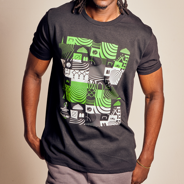 Wroclaw 25 UECL Final City Pattern Event T-shirt - UEFA Club ...