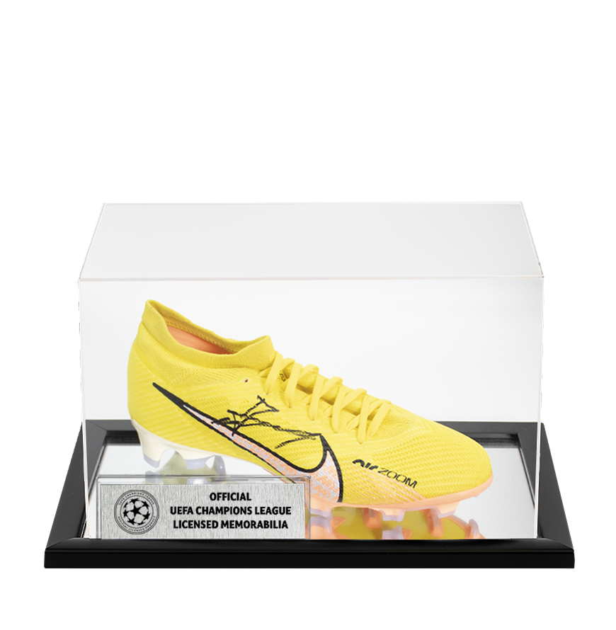 Claude Makelele Official UEFA Champions League Signed Yellow Nike Merc ...