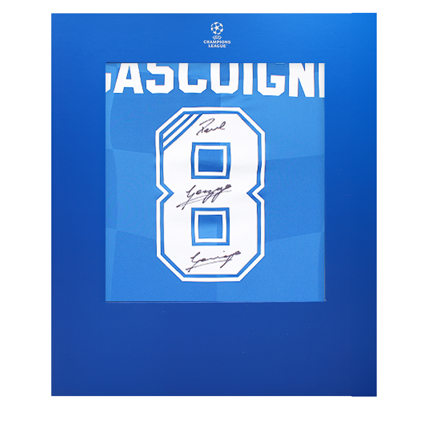 Paul Gascoigne Official UEFA Champions League Back Signed Rangers 2016 ...
