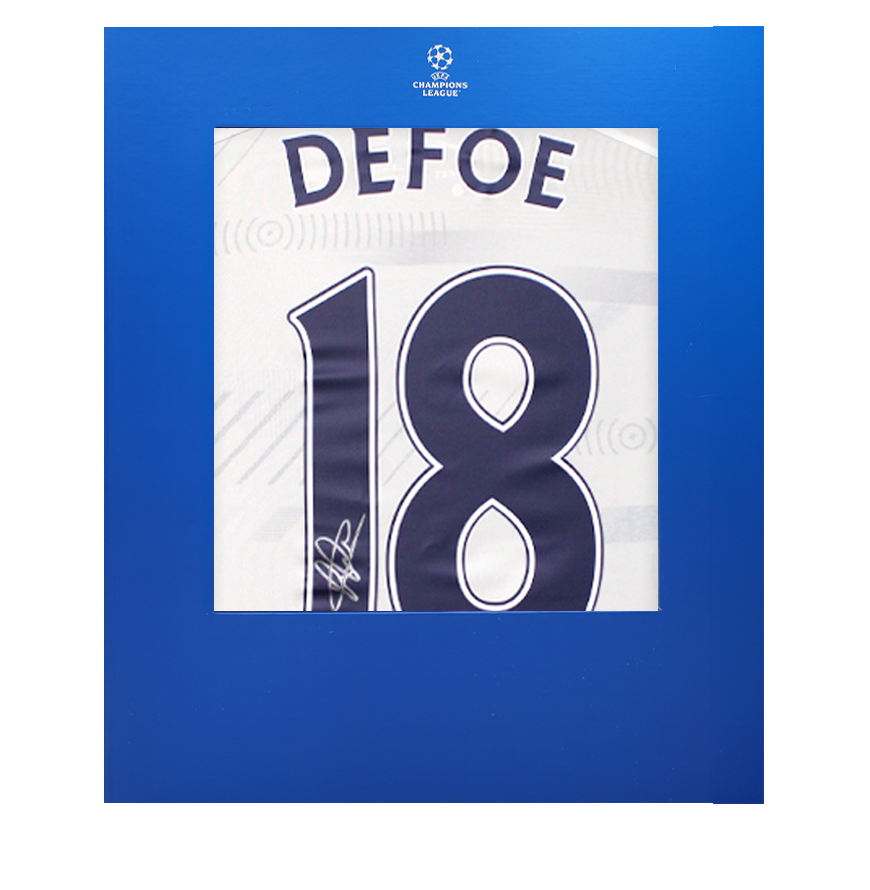 Jermain Defoe Official UEFA Champions League Back Signed Tottenham Hot ...
