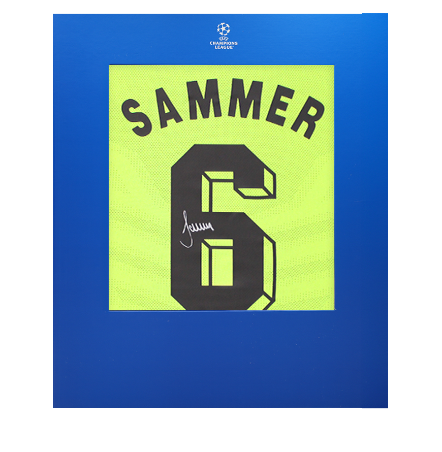 Matthias Sammer Official UEFA Champions League Back Signed Borussia Do ...