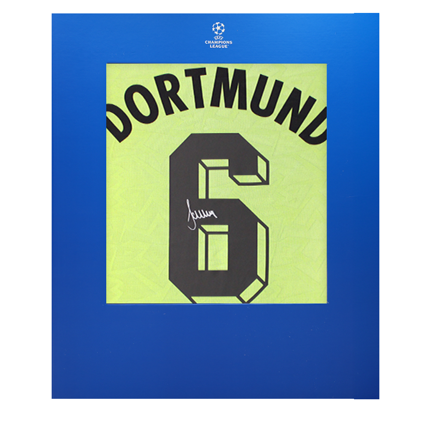 Matthias Sammer Official UEFA Champions League Back Signed Borussia Do ...