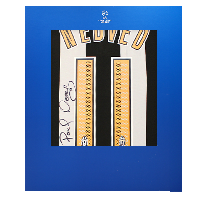 Pavel Nedved Official UEFA Champions League Back Signed Juventus 2004 ...