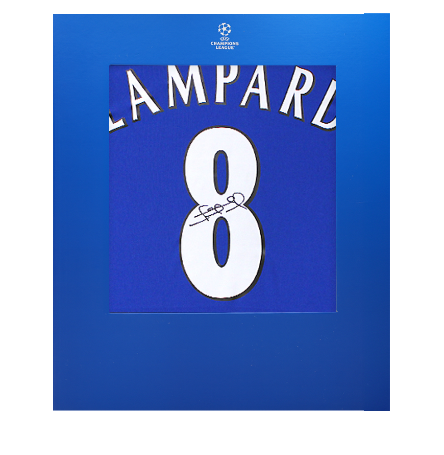 Frank Lampard Official UEFA Champions League Back Signed Chelsea 2000 ...