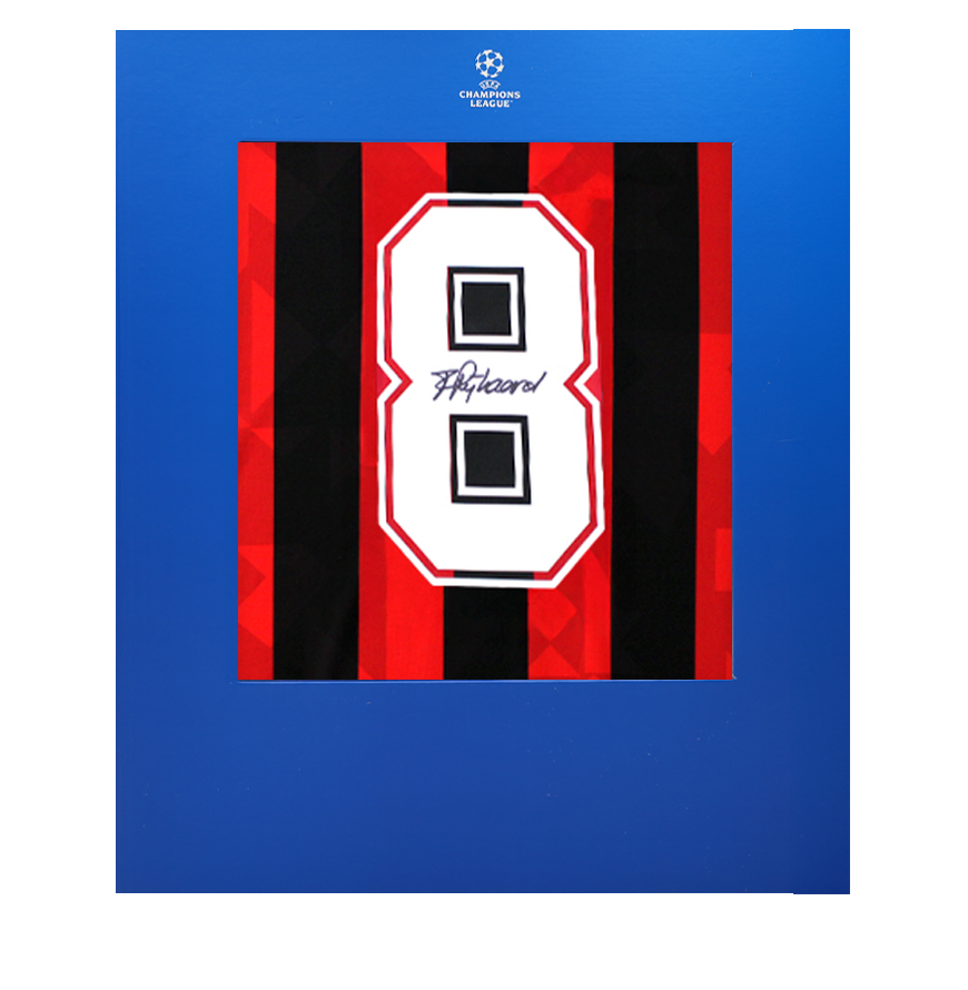 Frank Rijkaard Official UEFA Champions League Back Signed AC Milan 199 ...