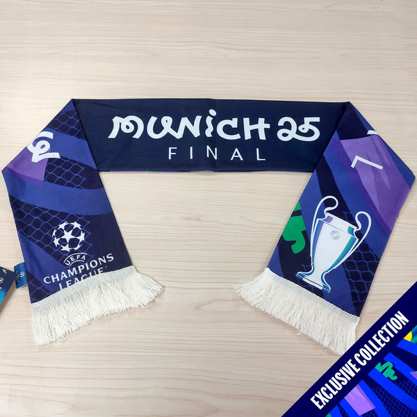 Munich 25 UCL Final Event Scarf - UEFA Club Competitions Online Store