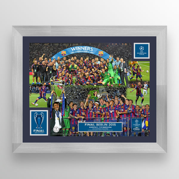 UEFA Champions League 2015 Final - Winner: Barcelona - Trophy Lift ...